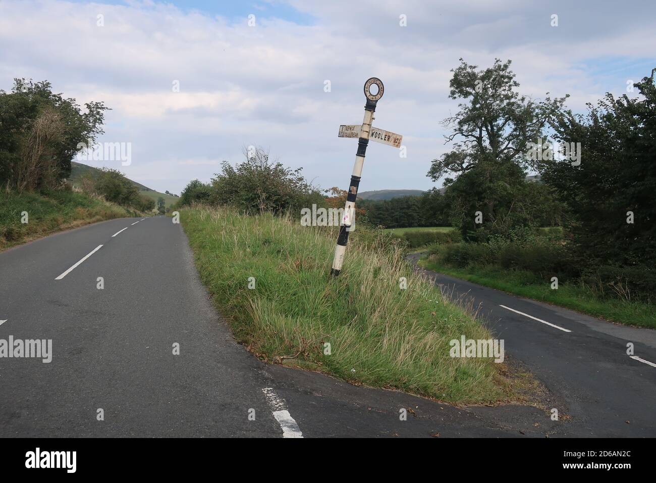 The Anglo-Scottish border. Great Britain. UK Stock Photo - Alamy