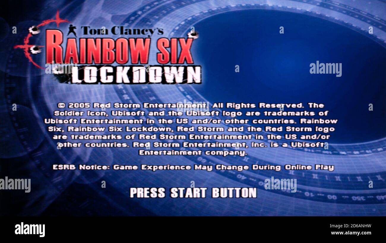 Tom Clancy's Rainbow Six Lockdown - Sony Playstation 2 PS2 - Editorial ...