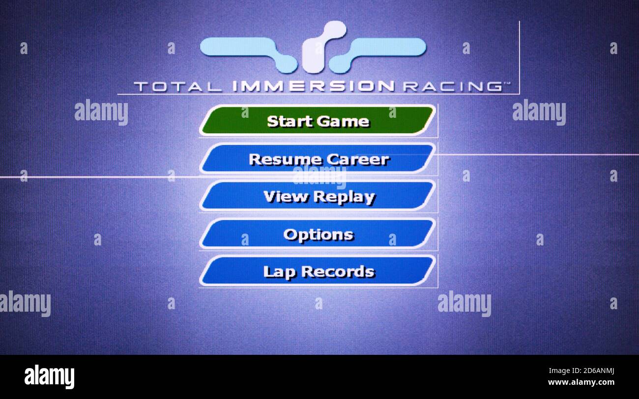 Total Immersion Racing - Sony Playstation 2 PS2 - Editorial use only ...