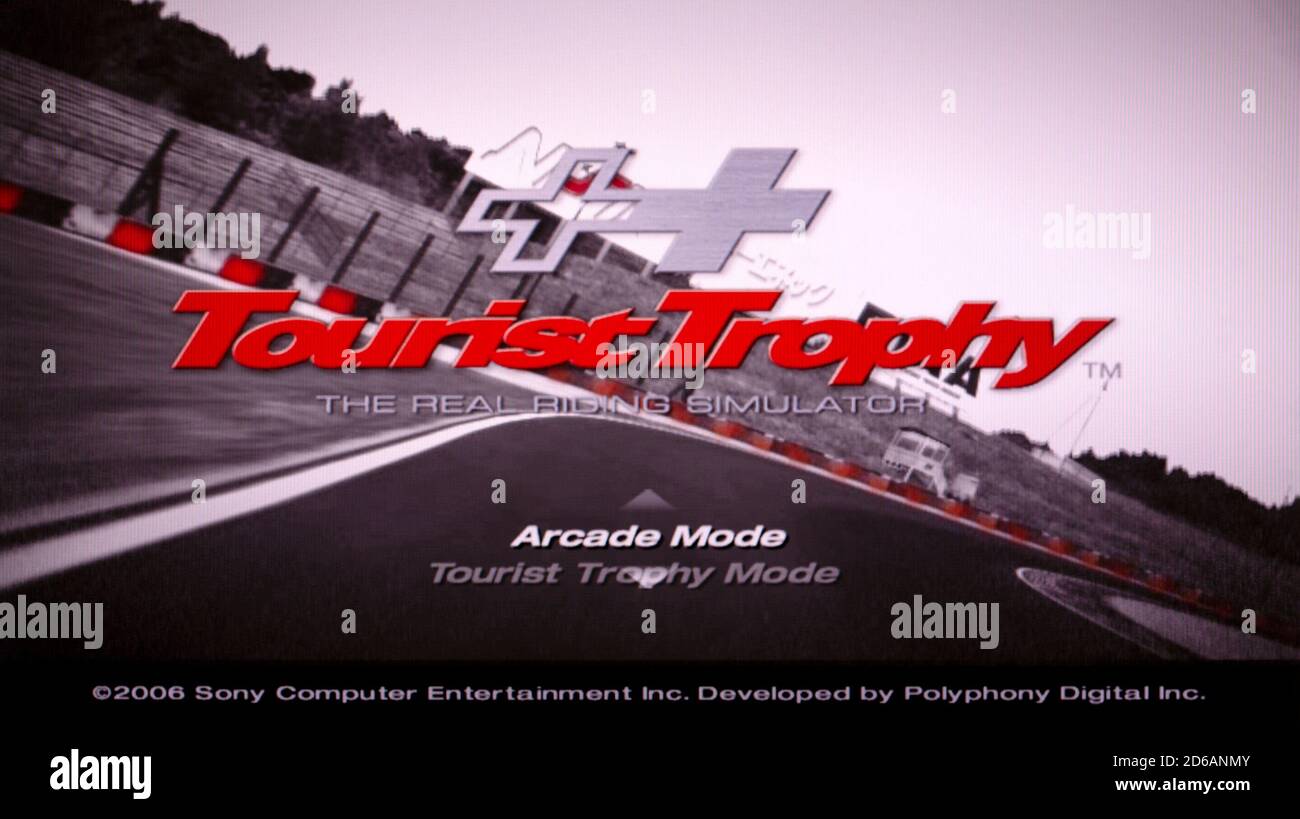 Tourist Trophy - Sony Playstation 2 PS2 - Editorial use only Stock ...