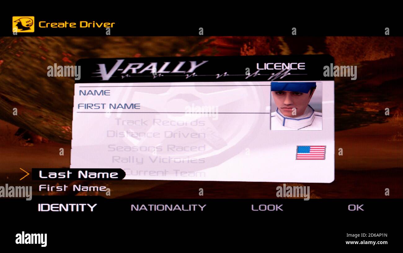 V-Rally 3 - Sony Playstation 2 PS2 - Editorial use only Stock Photo - Alamy