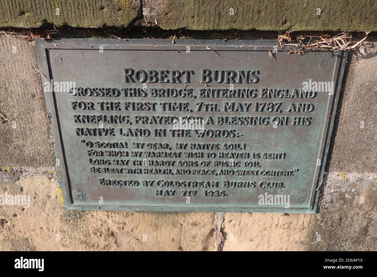 Robert burns information hi-res stock photography and images - Alamy
