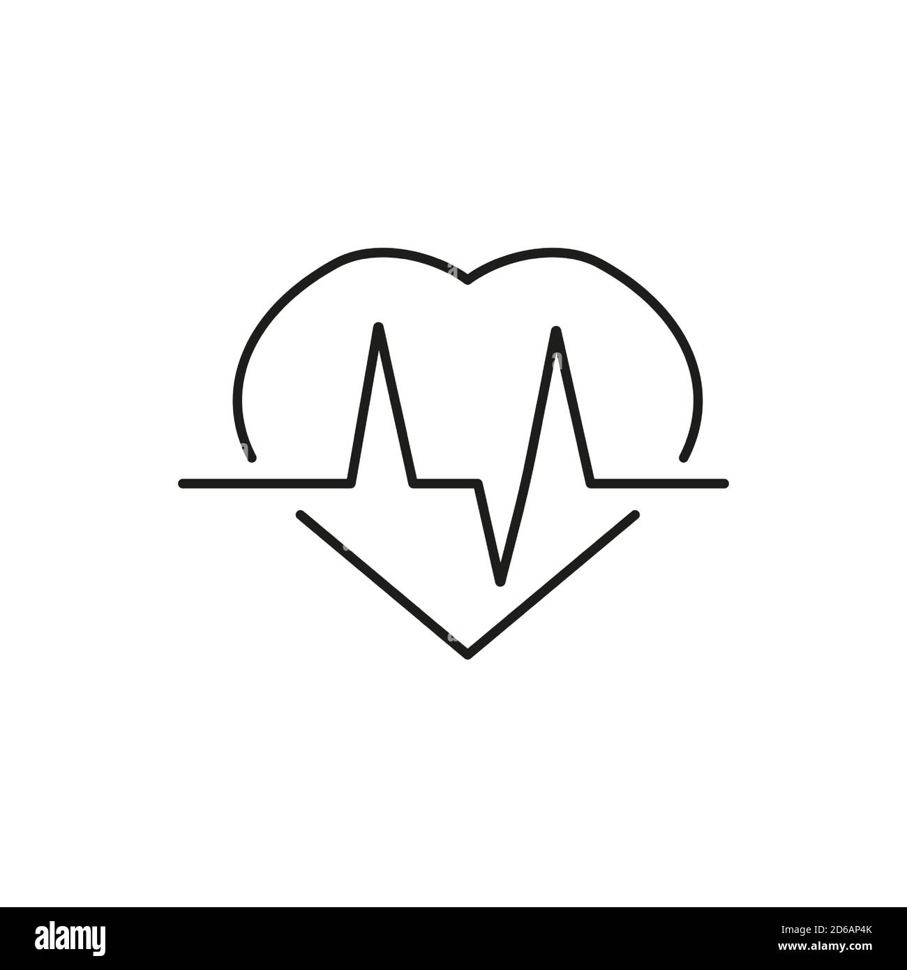 pulse icon element of fitness icon for mobile concept and web apps ...