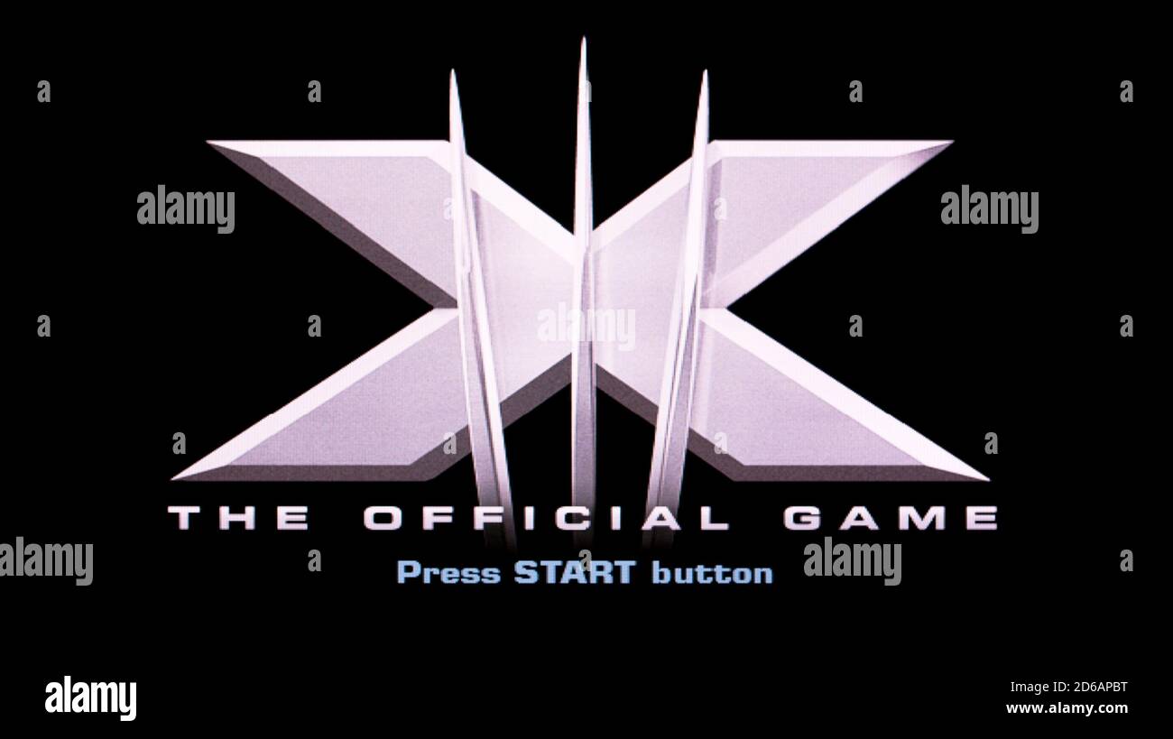 X - The Official Game - Sony Playstation 2 PS2 - Editorial use only ...