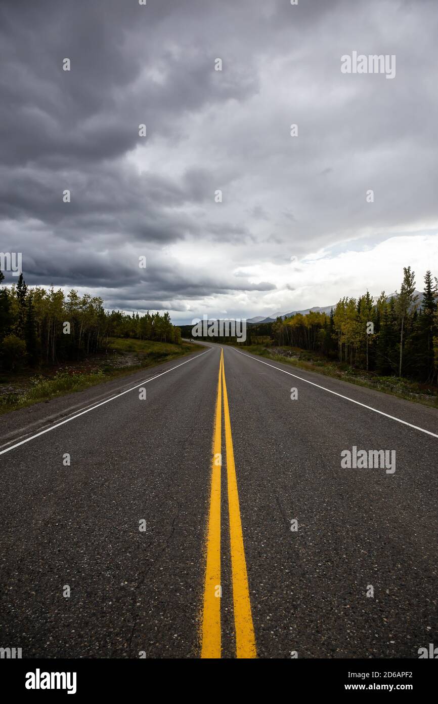 Canada klondike highway hi-res stock photography and images - Alamy