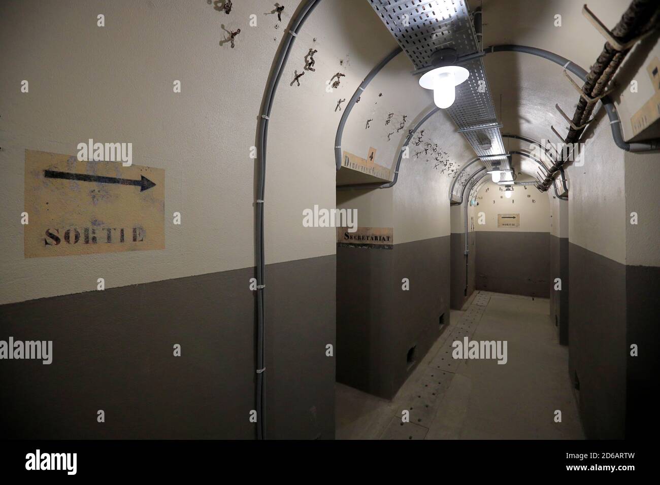 Underground bunker of Colonel Rol-Tanguy of French Resistance Fighters ...