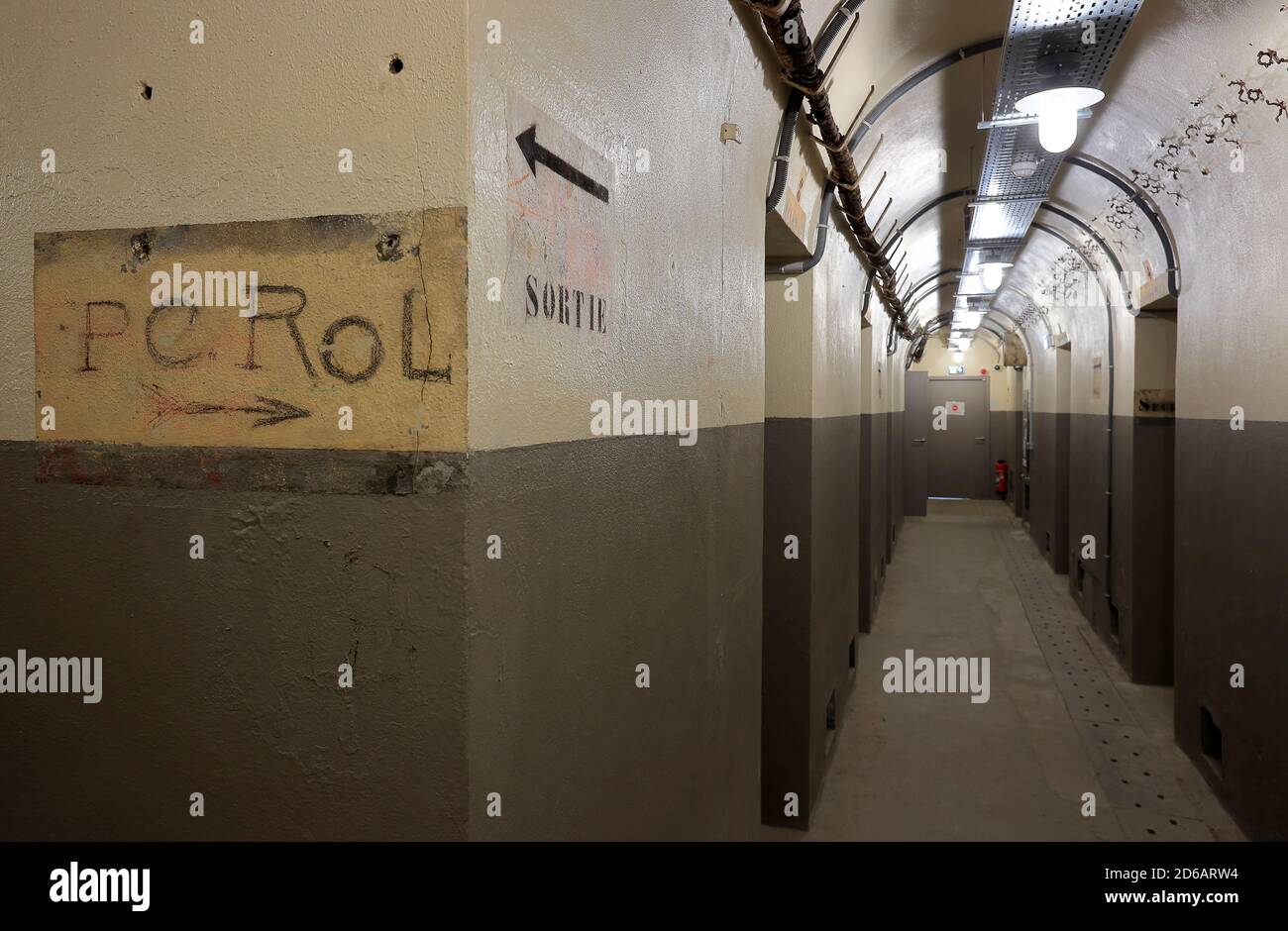 Underground bunker of Colonel Rol-Tanguy of French Resistance Fighters ...