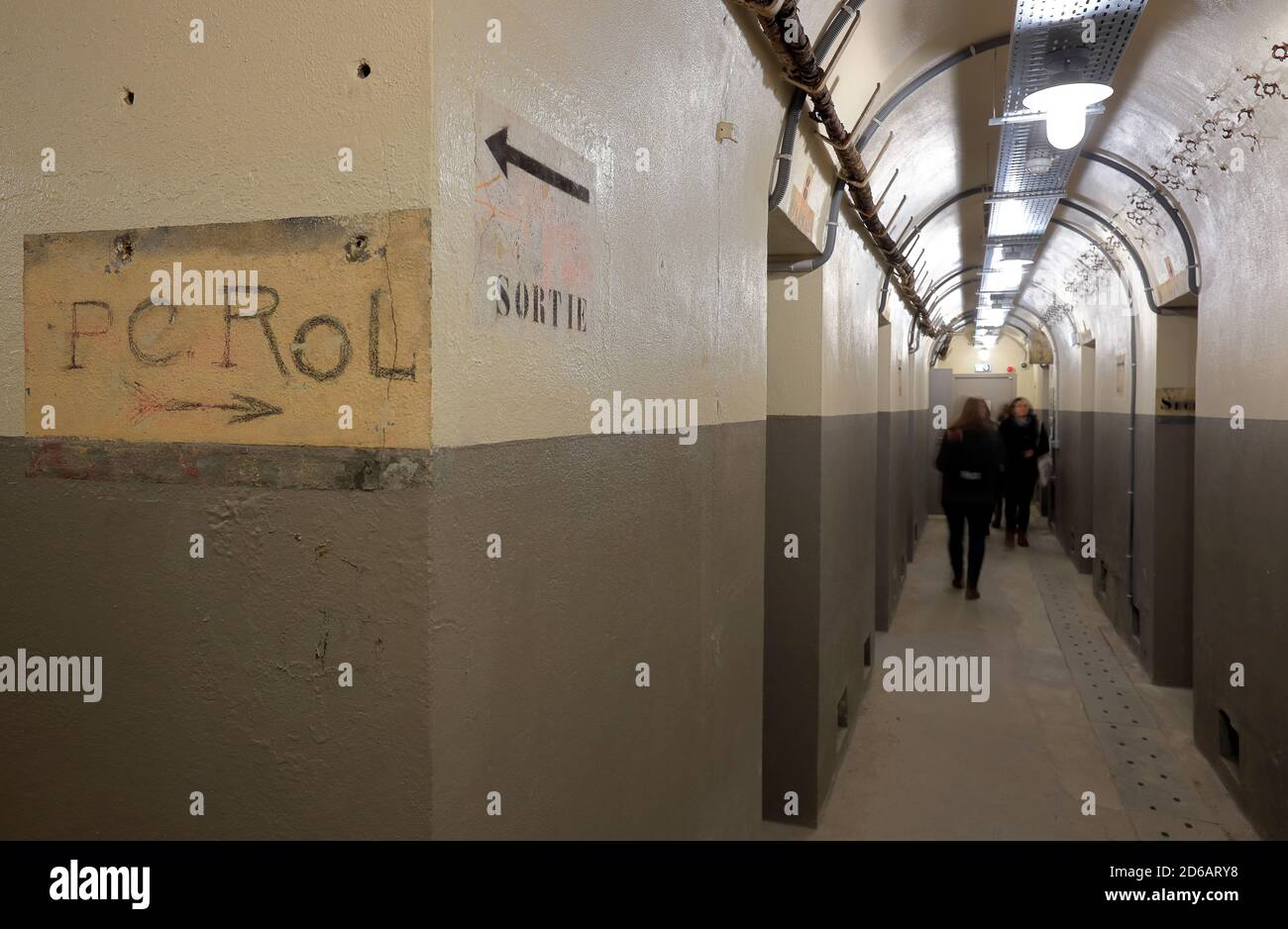 Underground bunker of Colonel Rol-Tanguy of French Resistance Fighters ...