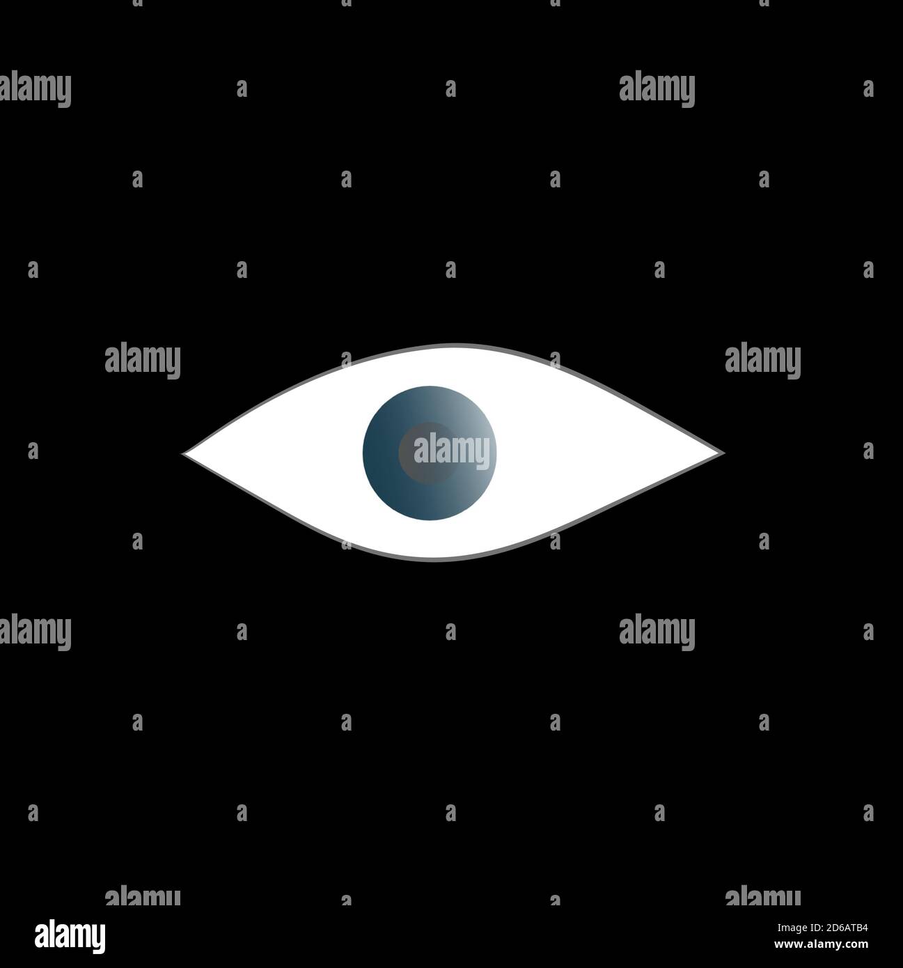 Abstract human eye on a black background Stock Vector Image & Art - Alamy