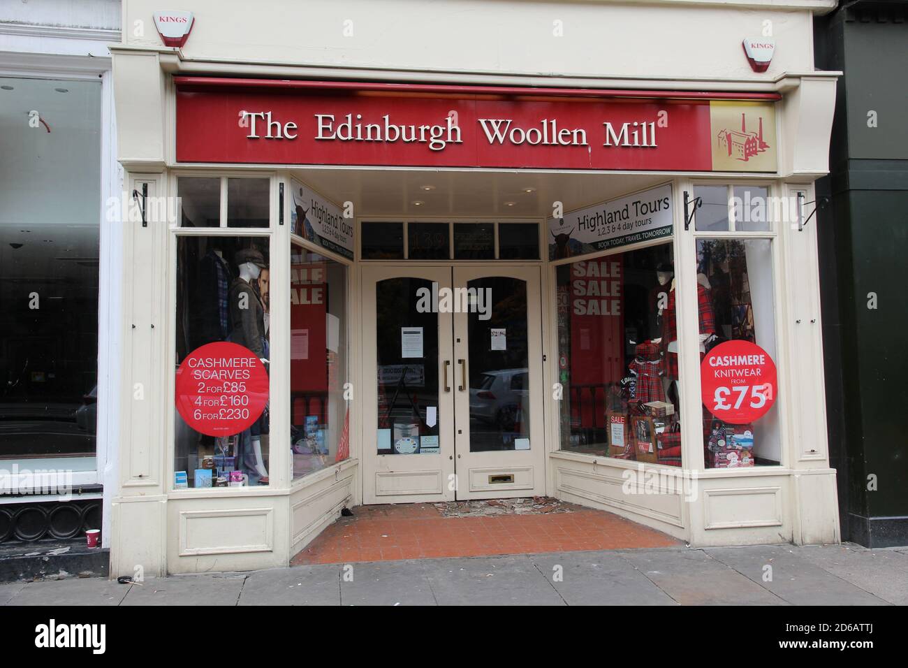 Branch of High Street Retail Chain Edinburgh Woollen Mill Stock Photo ...