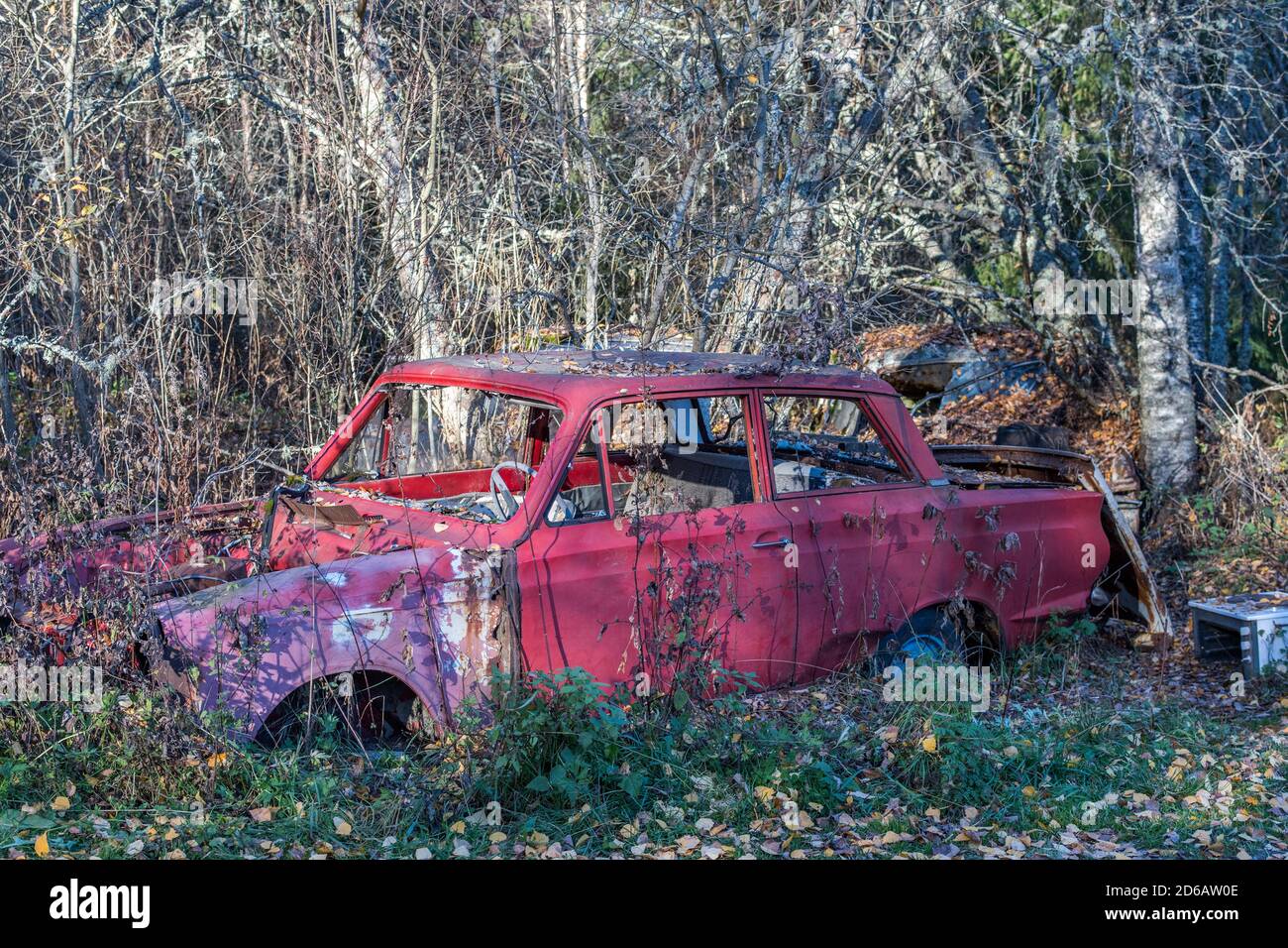 Car cemetery bastnas hi-res stock photography and images - Alamy
