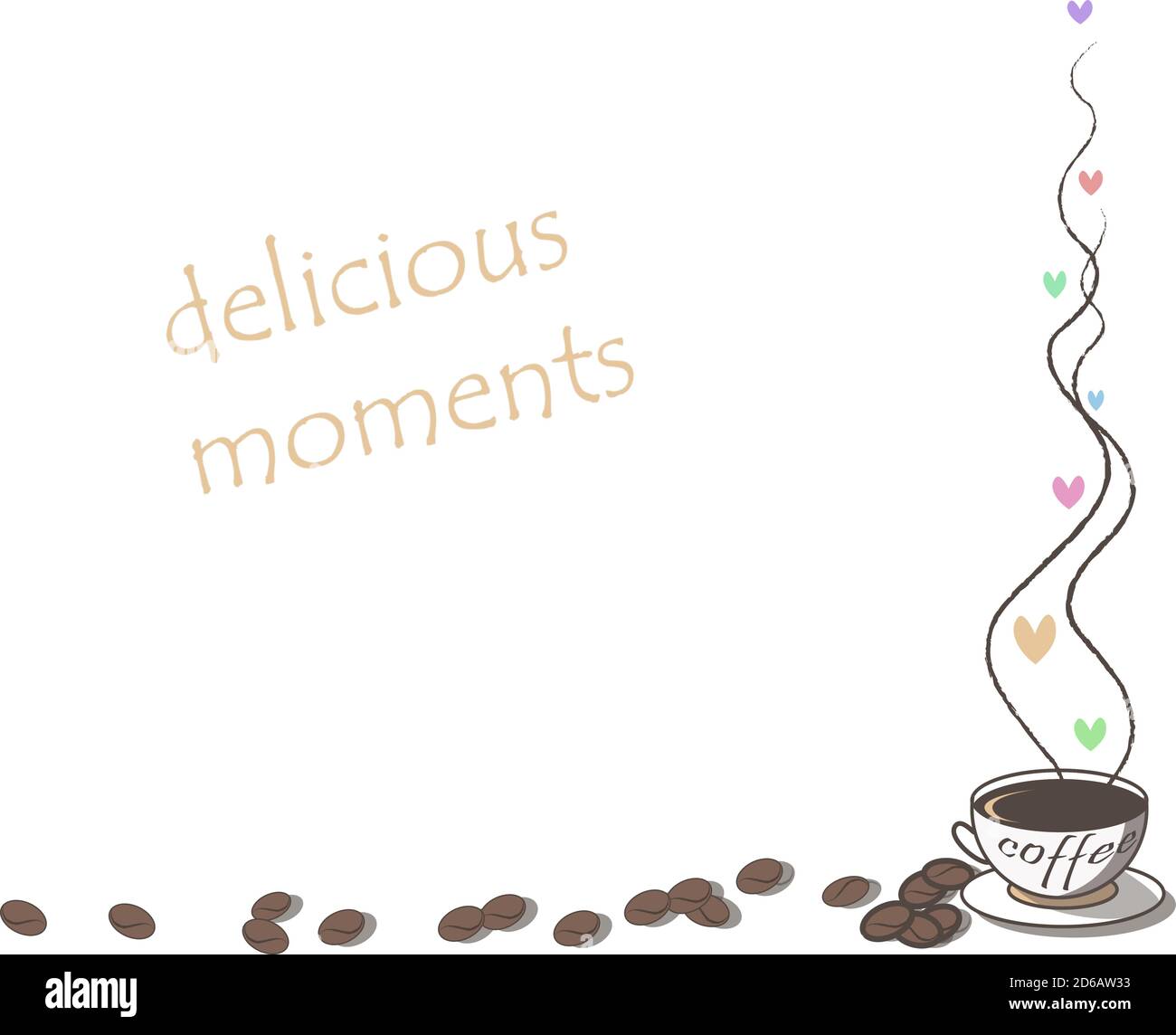 Beautiful coffee Cut Out Stock Images & Pictures - Alamy