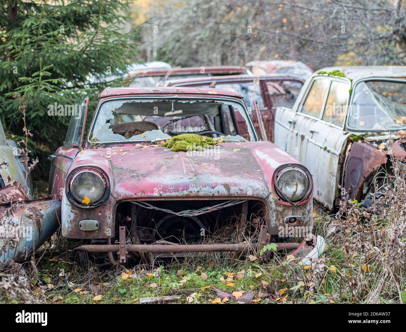 Car cemetery sweden hi-res stock photography and images - Alamy