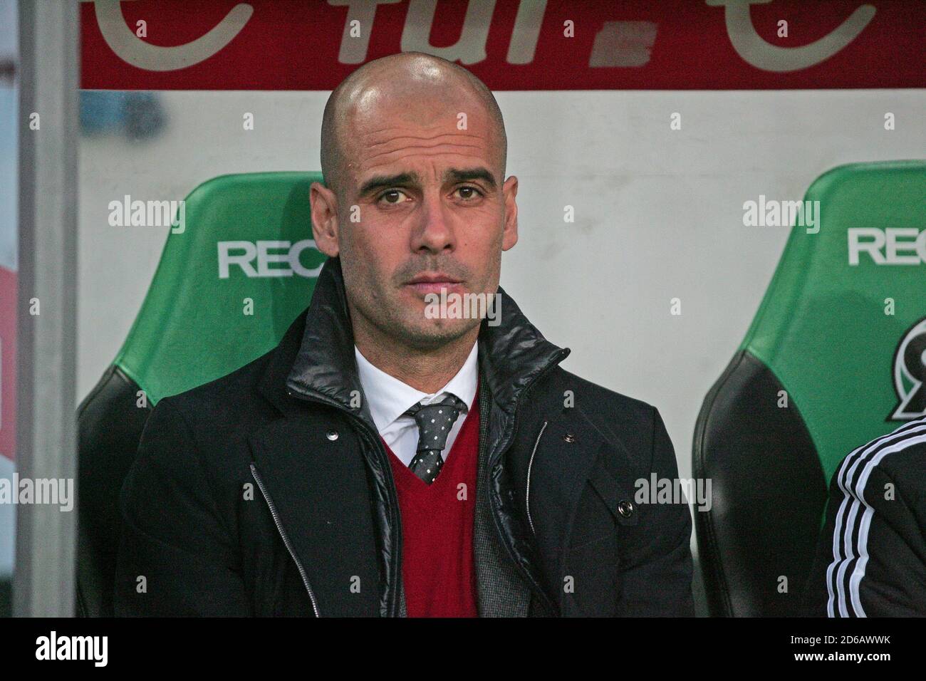 Coach Pep Guardiola of Bayern Munich During Bundesliga 2013 / 2014 ...