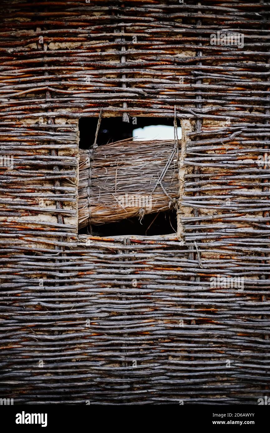 Old reed house Stock Photo - Alamy