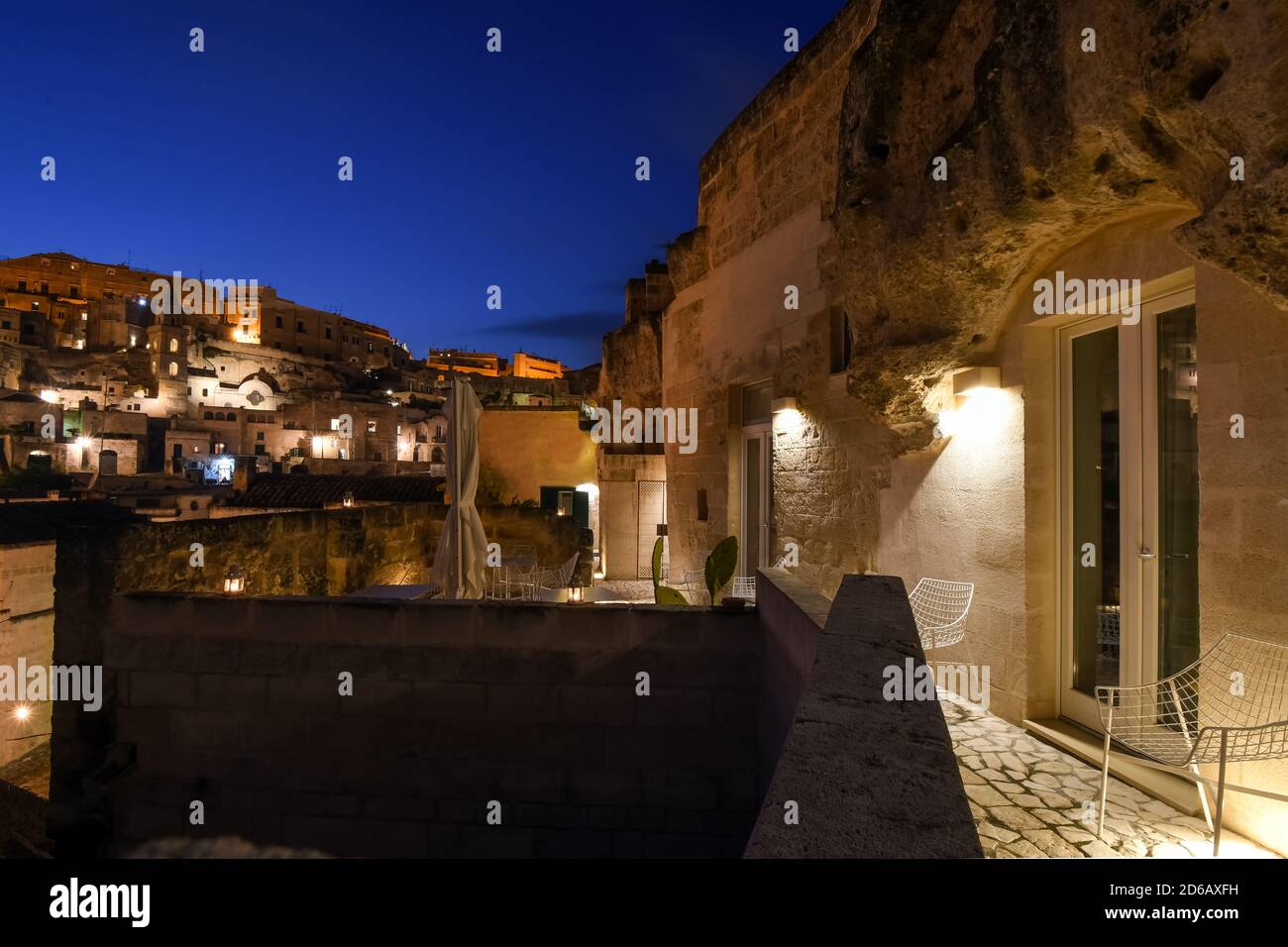View from balcony at night hi-res stock photography and images - Alamy