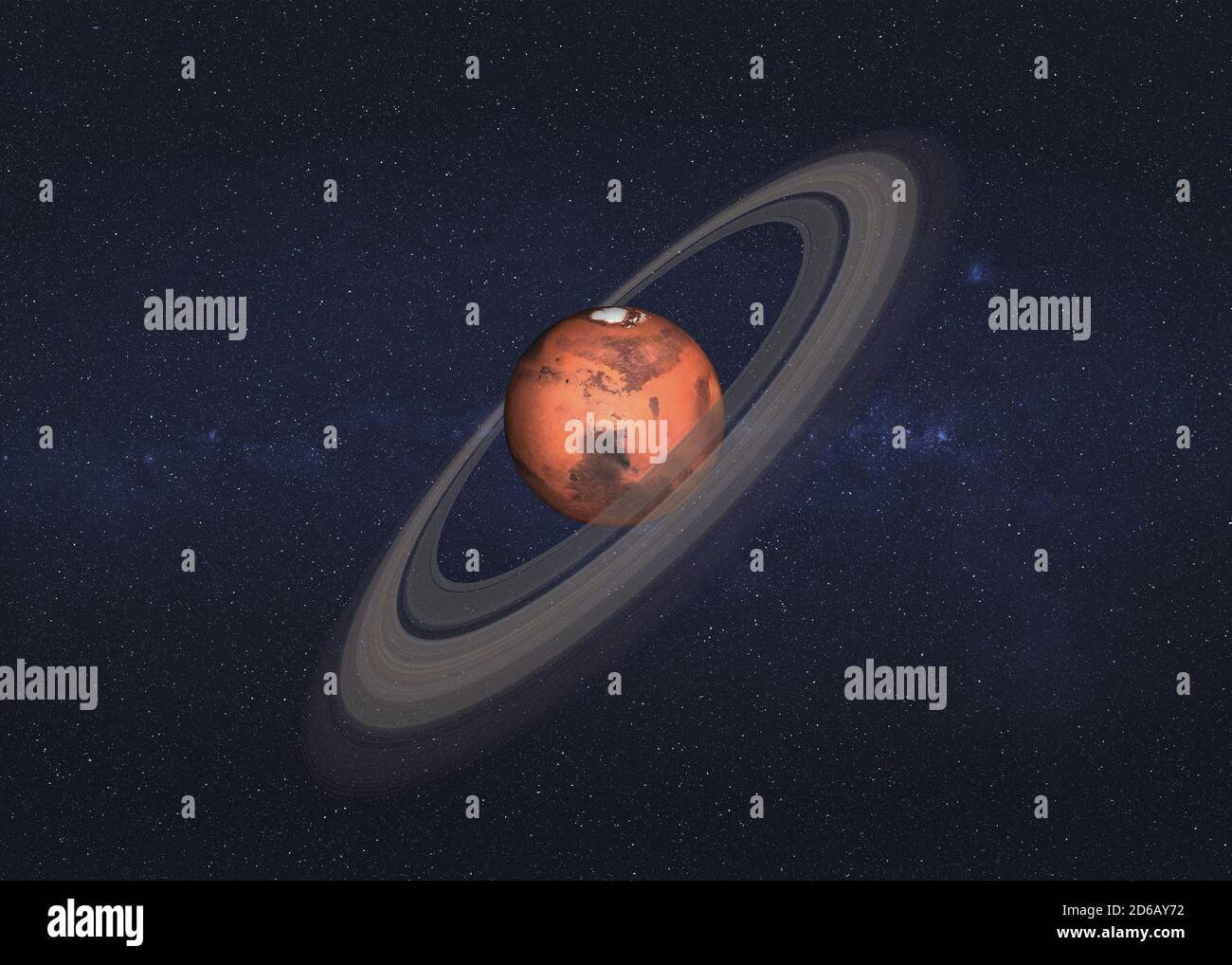 Mars Planets Of The Rings