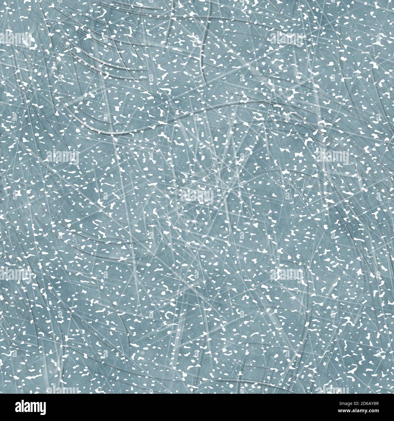 Seamless scratched ice surface background. Frozen water skating line ...