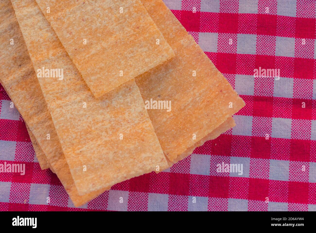 A pack of rectangular chips. Rectangular chips Stock Photo - Alamy