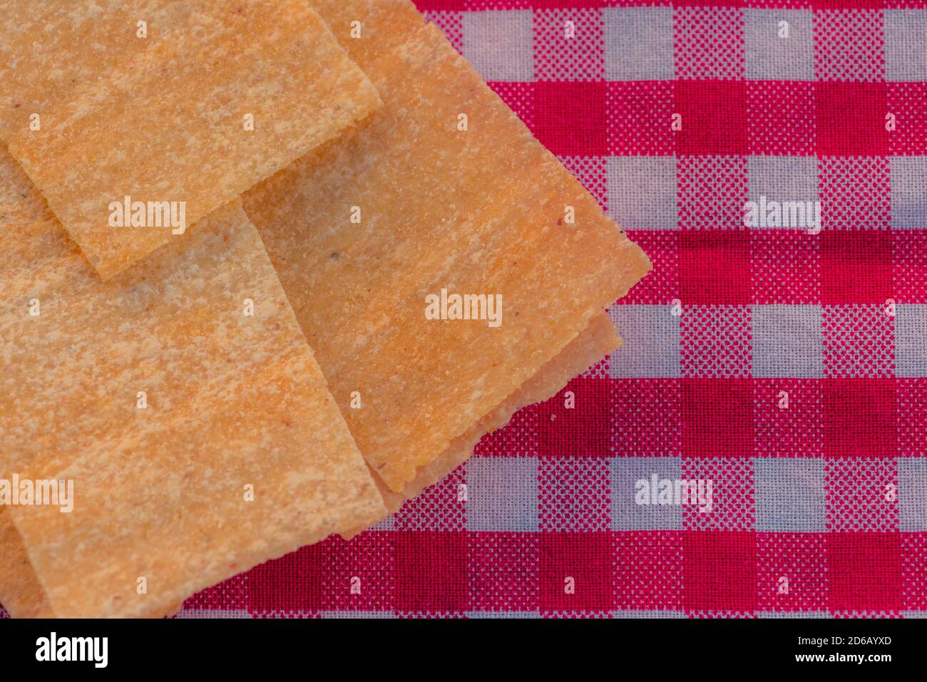 A pack of rectangular chips. Rectangular chips Stock Photo - Alamy