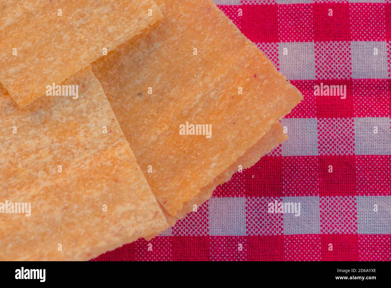 A pack of rectangular chips. Rectangular chips Stock Photo - Alamy