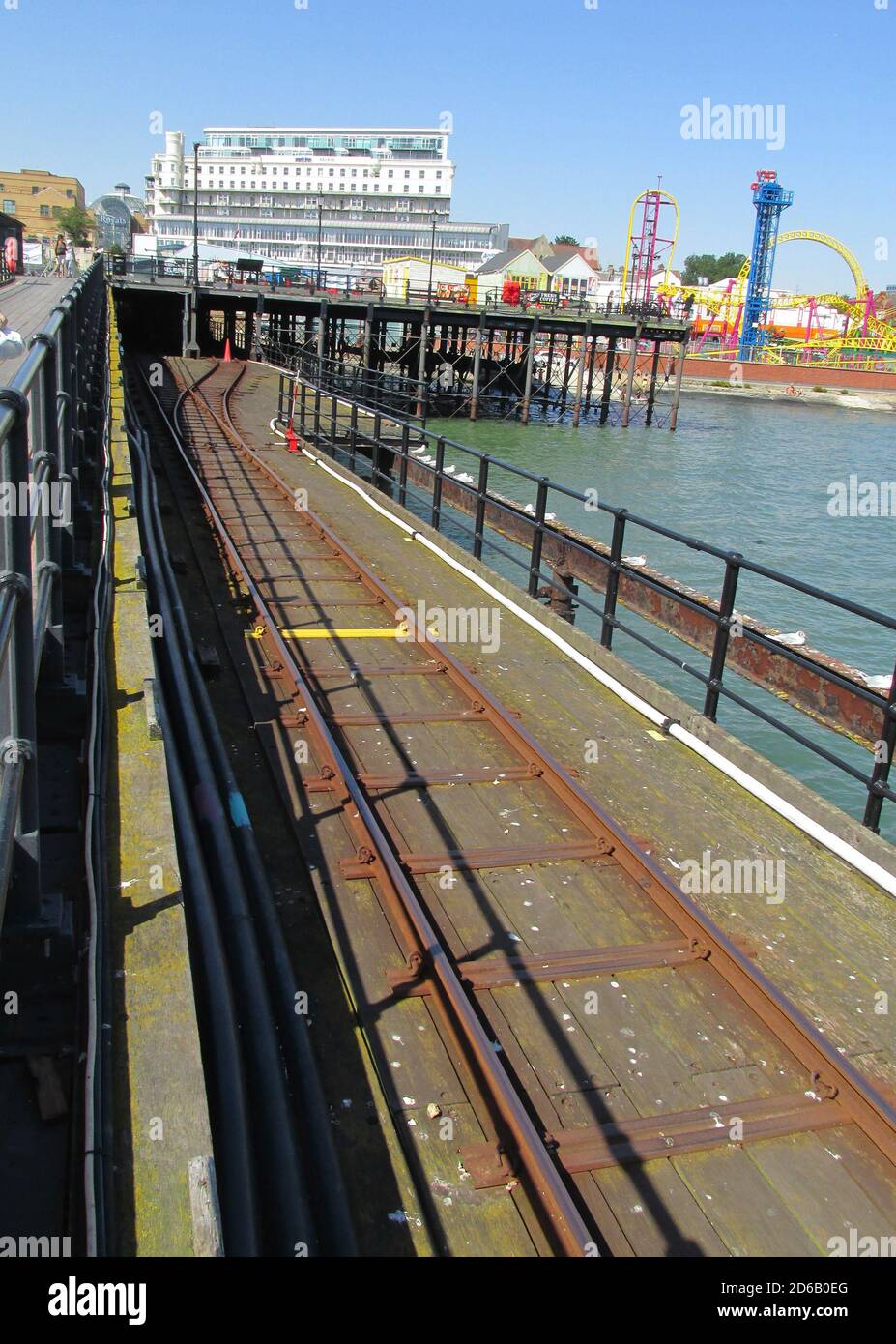 Southend pier railway hi-res stock photography and images - Alamy