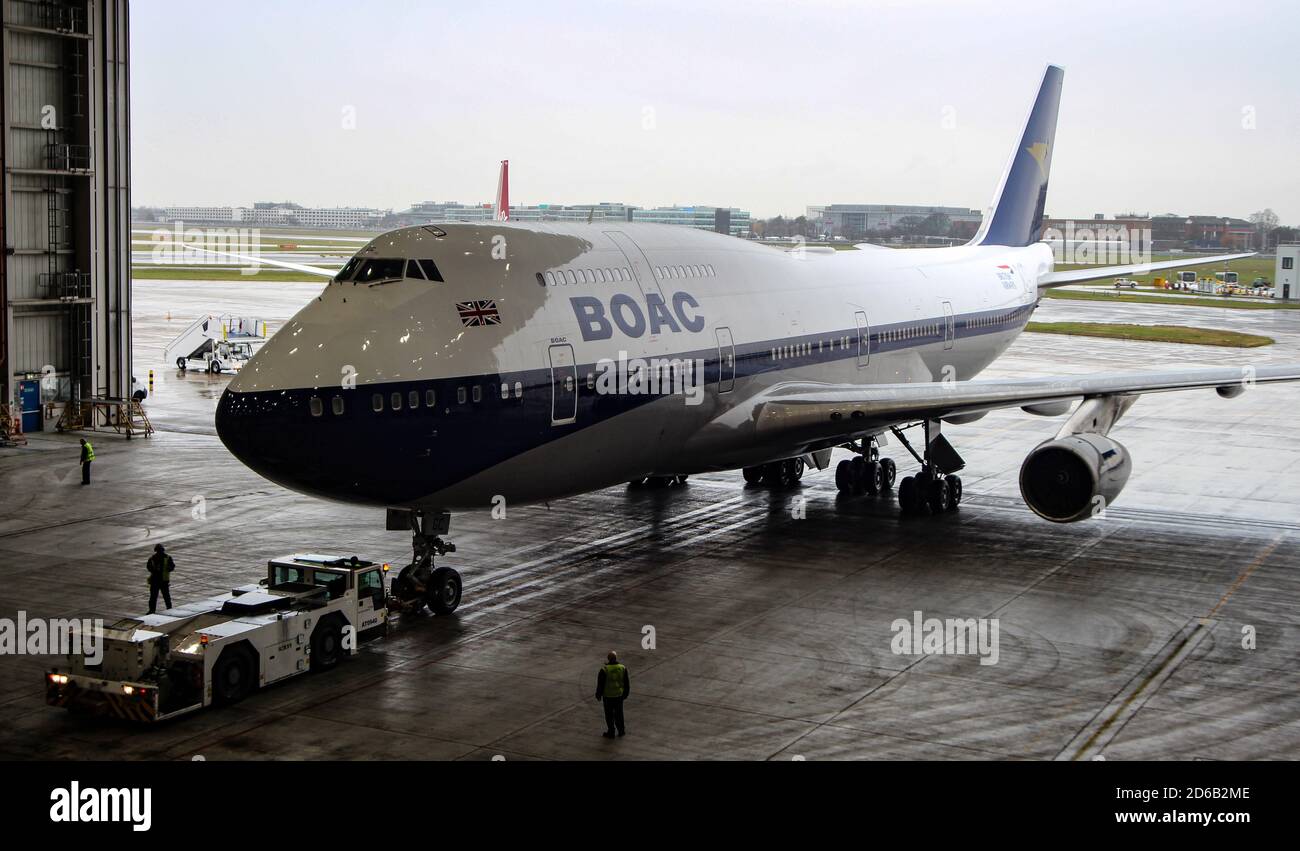 British Airways Boeing 747-400 BOAC Stock Photo - Alamy