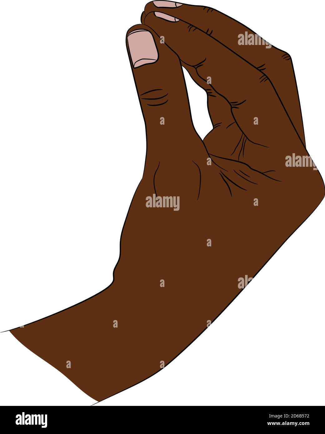 Italian hand gesture Stock Vector Images - Alamy