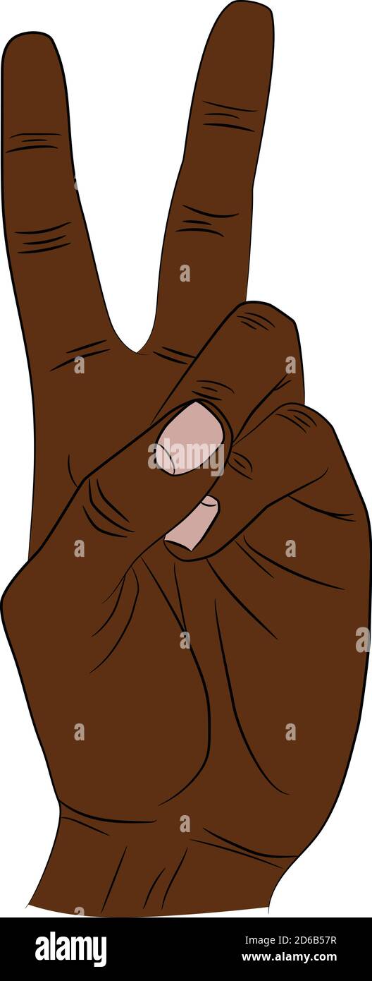 Hand with middle finger raised Stock Vector Images - Alamy