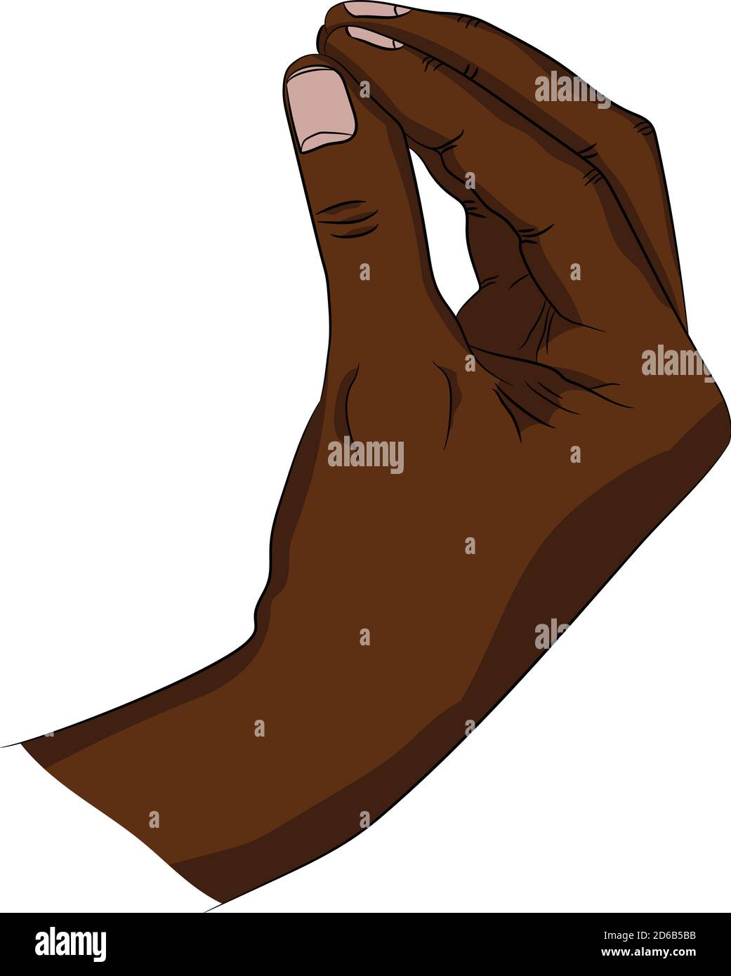 Italian hand gesture cartoon hi-res stock photography and images - Alamy