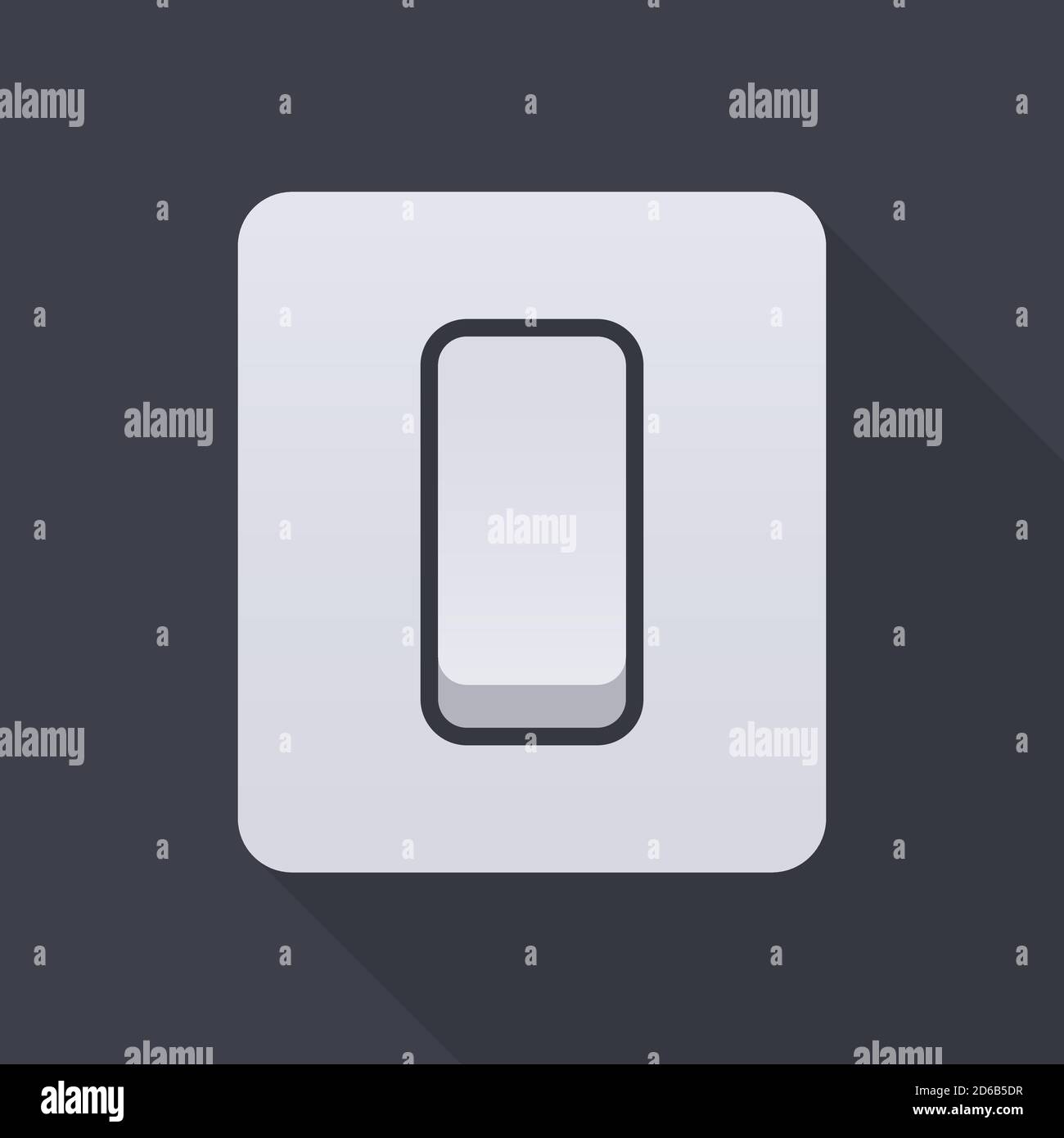 Light switch button Stock Vector Images - Alamy