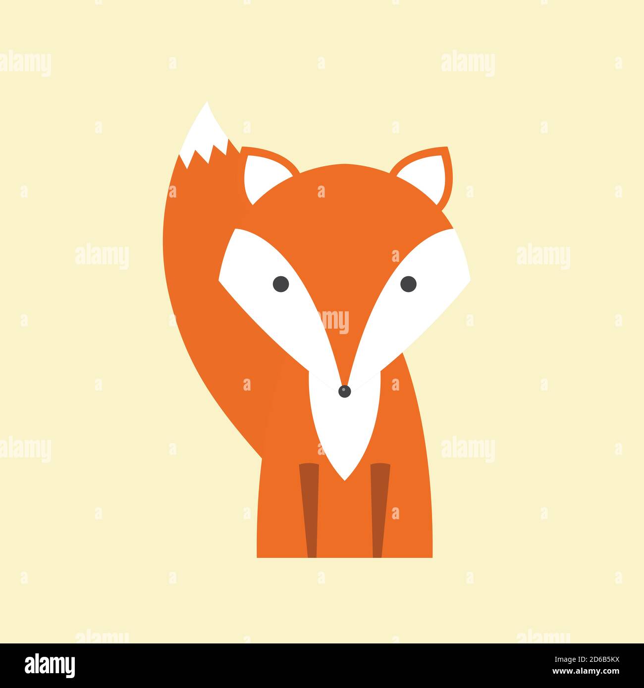 Fox cartoon character Stock Vector Images - Alamy