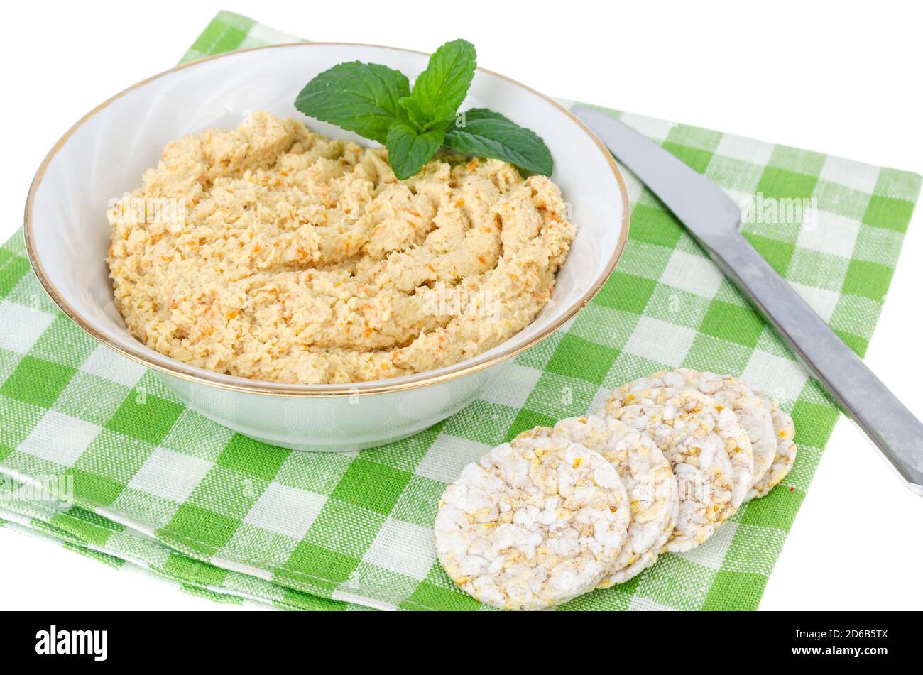 Homemade chicken pate, healthy eating isolated on white Stock Photo - Alamy