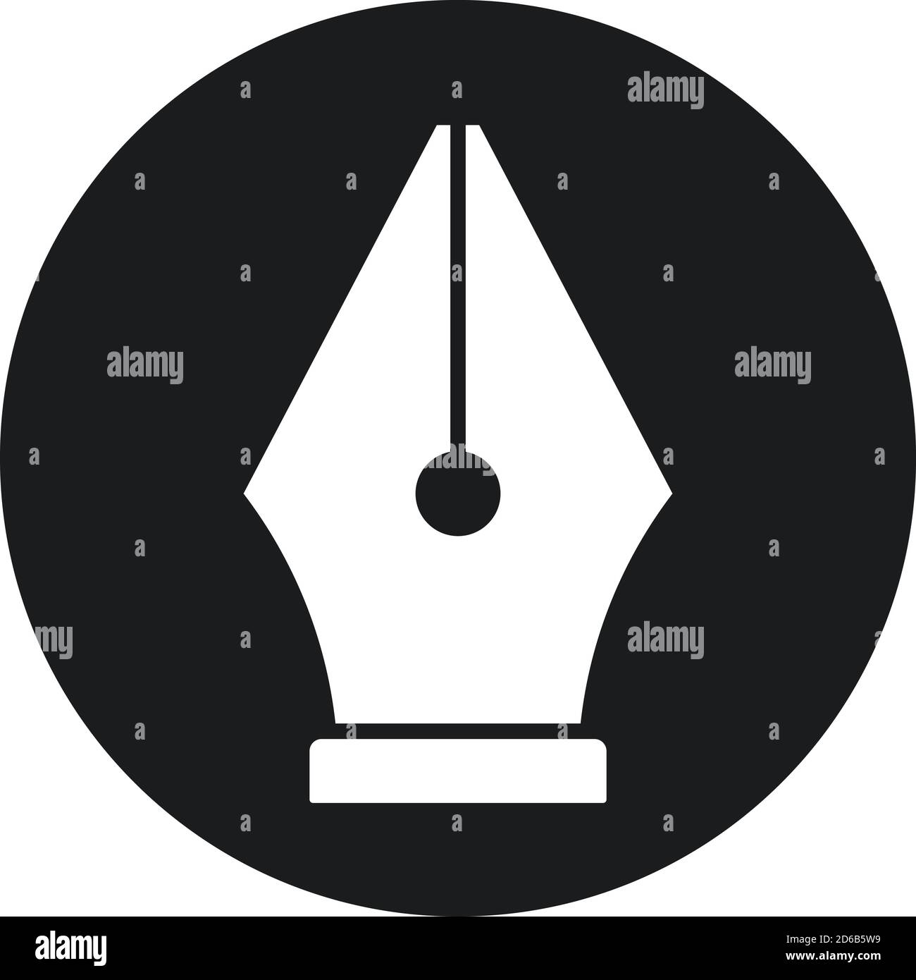 Pen calligraphy Stock Vector Images - Alamy