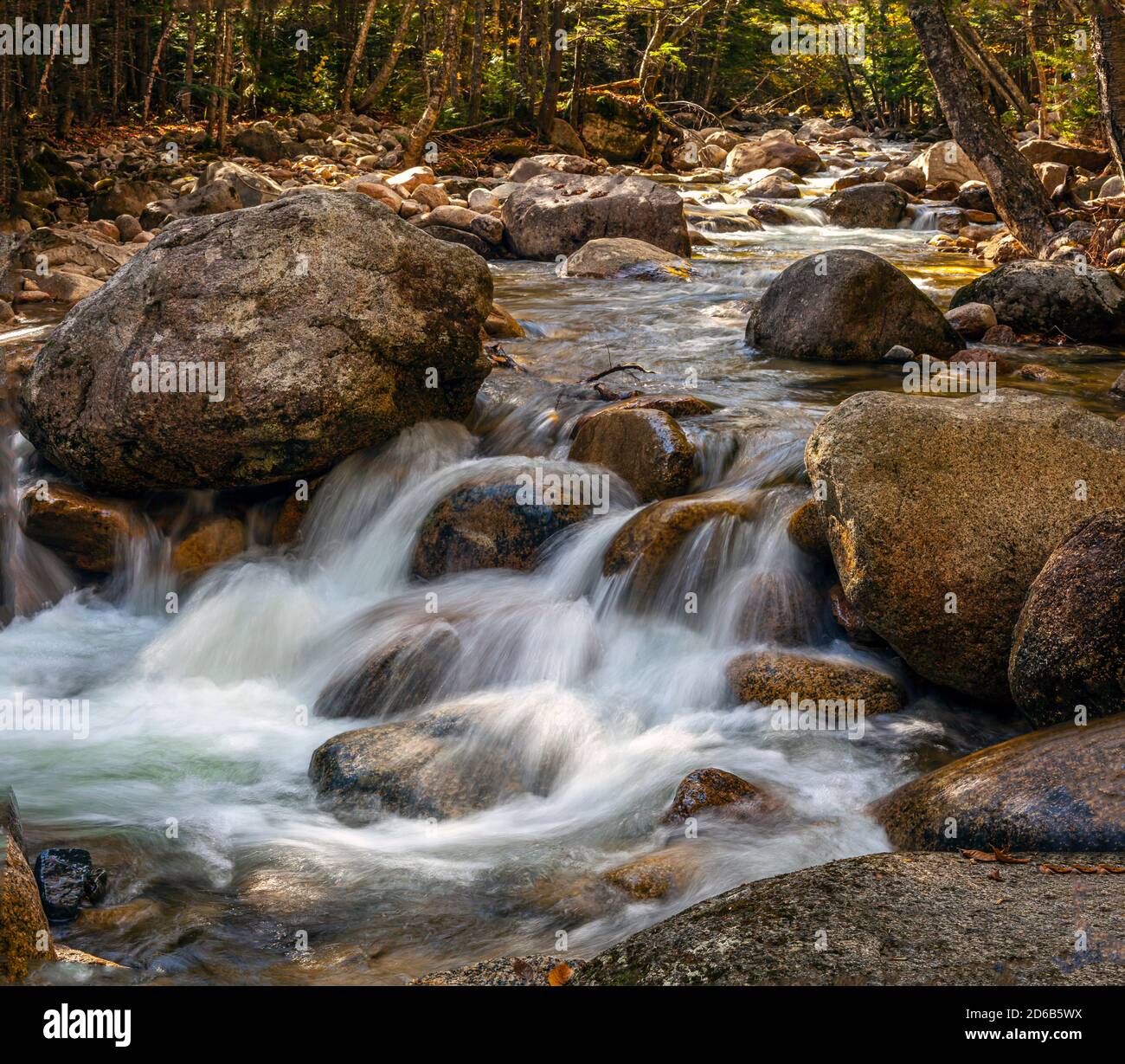 Autumn at the Swift river in New Hampshire Stock Photo - Alamy