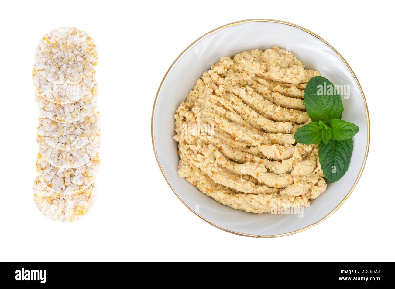 Homemade chicken pate, healthy eating isolated on white Stock Photo - Alamy