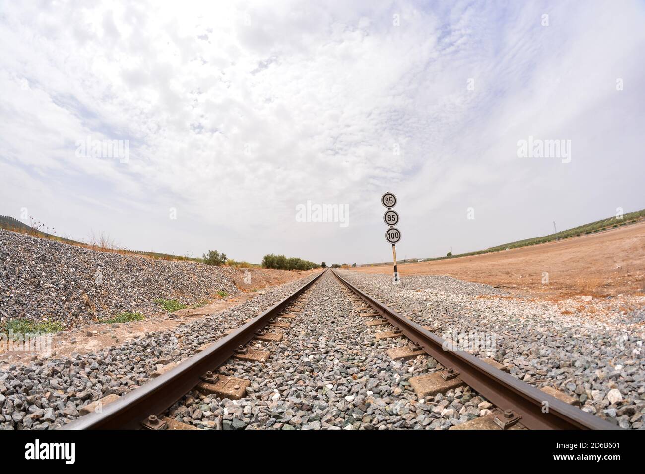 Train Rail Road Stock Photo - Alamy