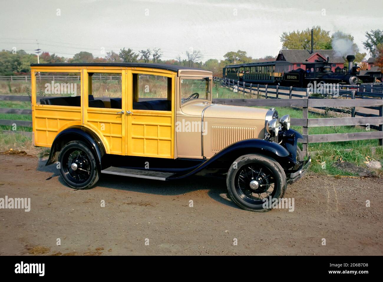 1931 Ford Model A ststion wagon housed at Greenfield Village - Dearborn ...