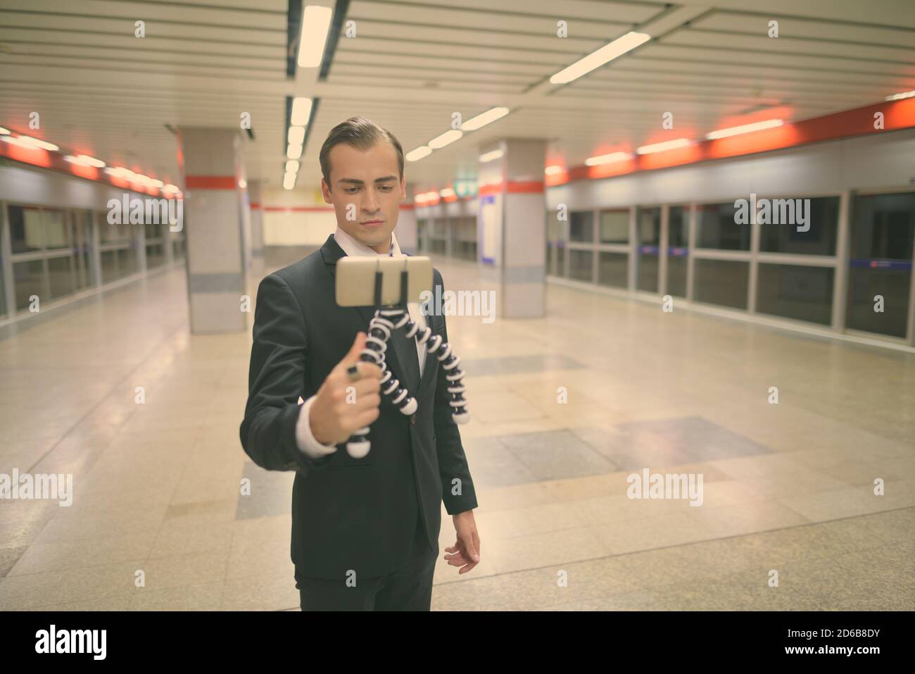 Young businessman exploring the city of Bangkok, Thailand Stock Photo ...