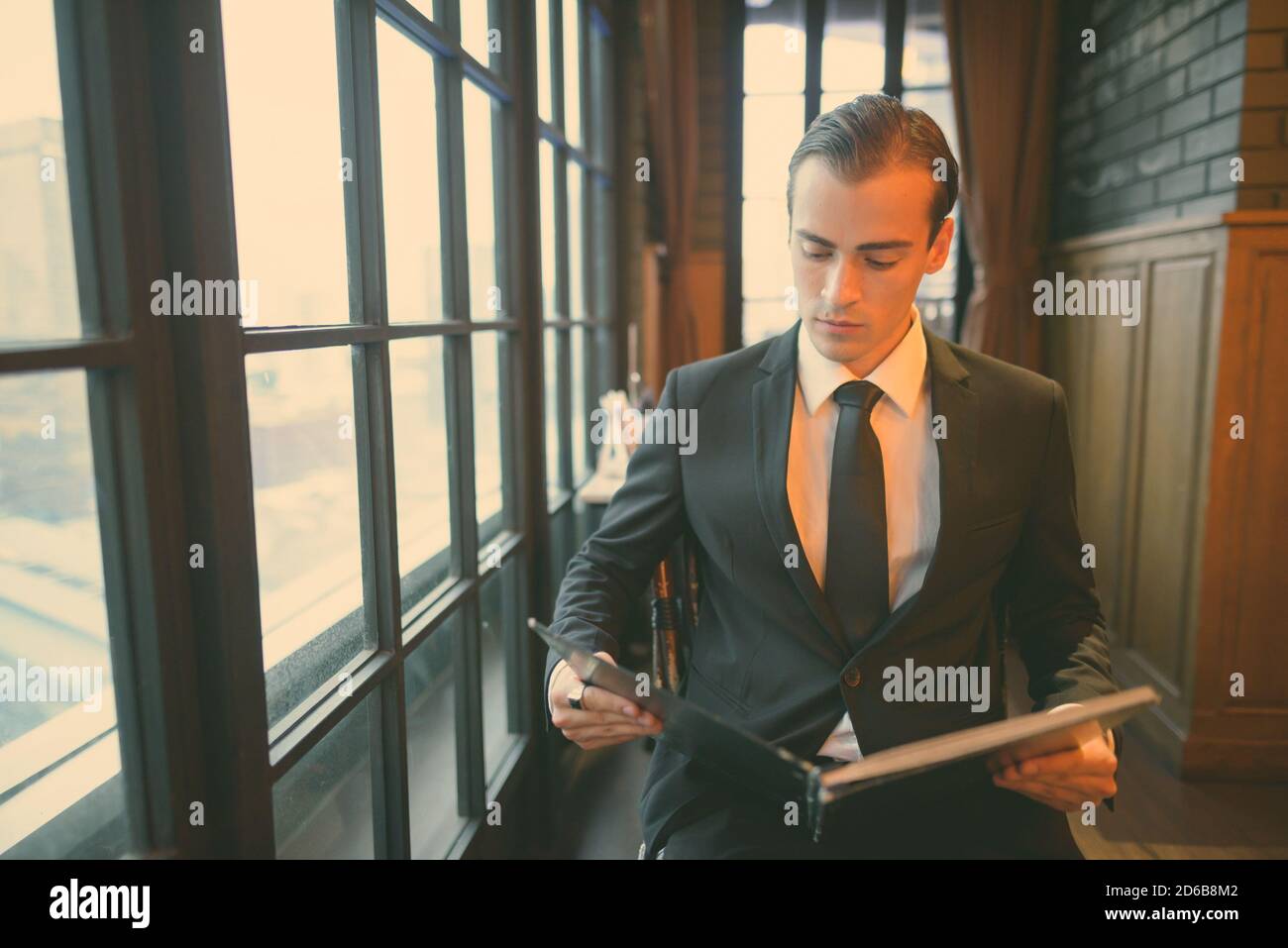 Young businessman exploring the city of Bangkok, Thailand Stock Photo ...