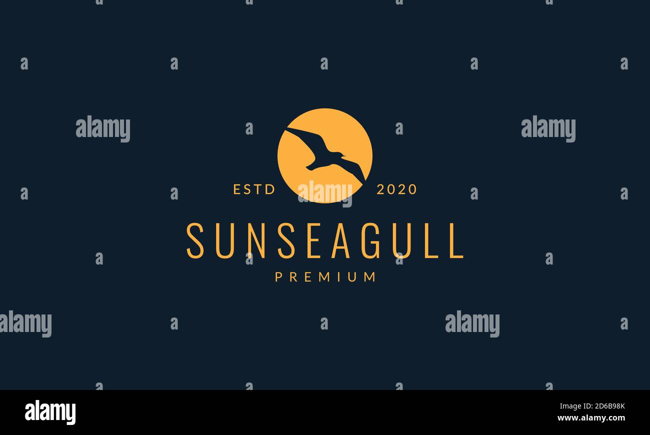 Sunlight on seagull Stock Vector Images - Alamy