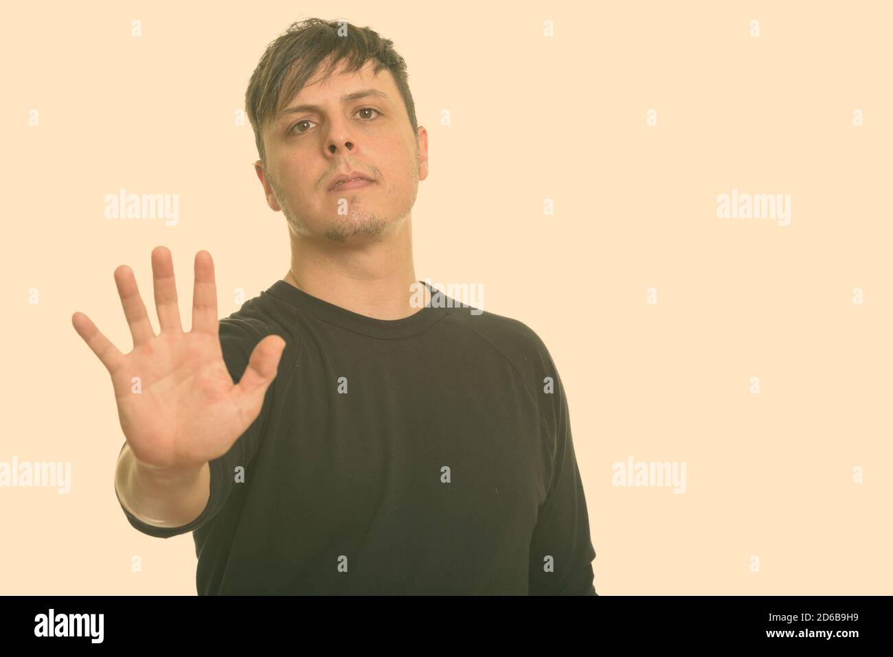 Halt hand hi-res stock photography and images - Alamy