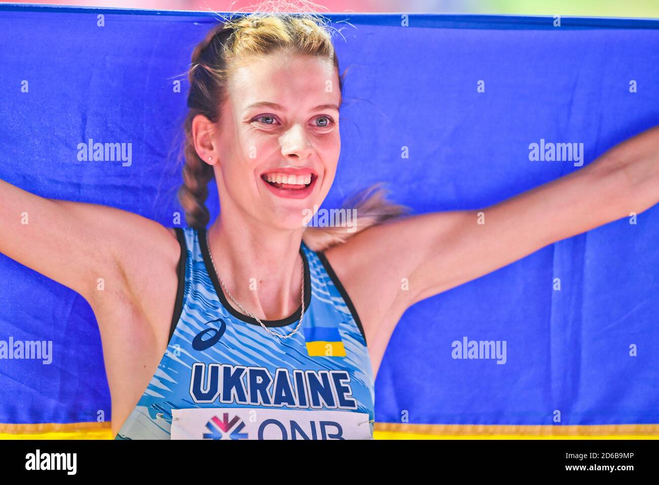 Yaroslava Mahuchikh (Ukraine). High Jump Women Silver Medal. IAAF World ...