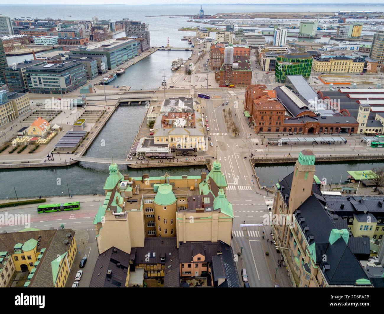 Malmo sweden aerial hi-res stock photography and images - Alamy