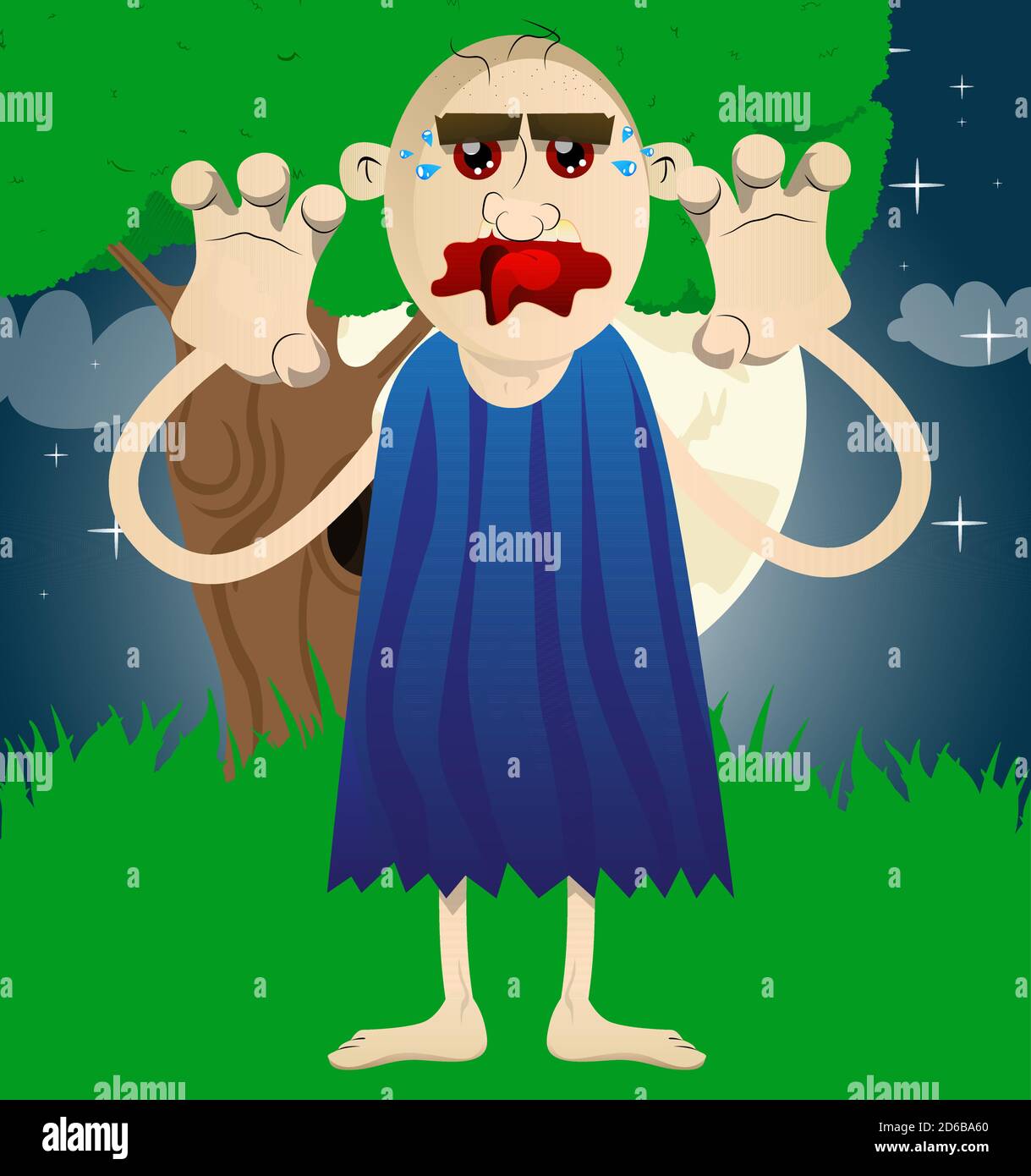 Savage trying Stock Vector Images - Alamy