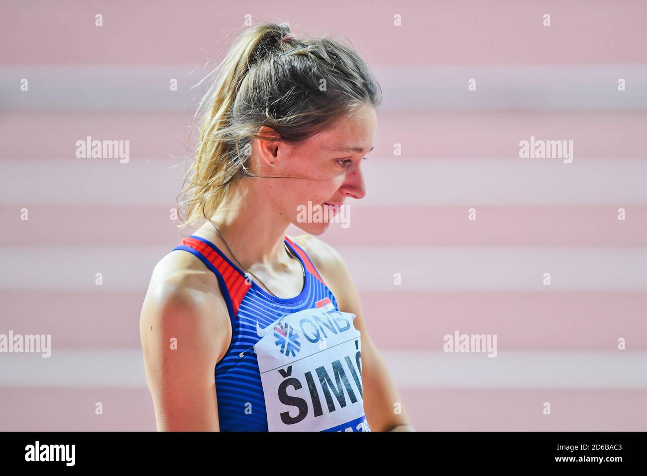 Ana Simic. High Jump Women finals. IAAF World Athletics Championships ...