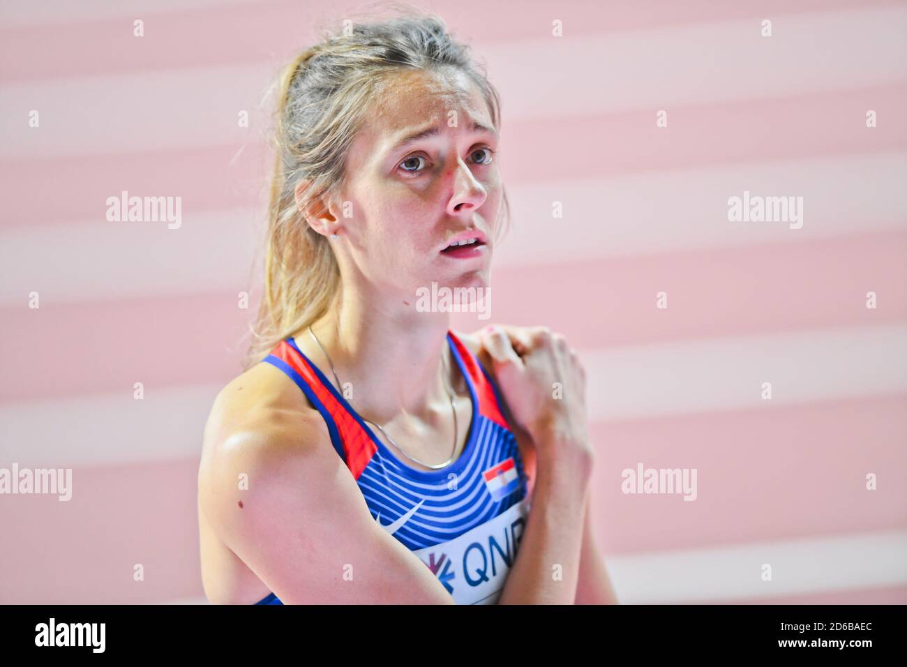 Ana Simic. High Jump Women finals. IAAF World Athletics Championships ...