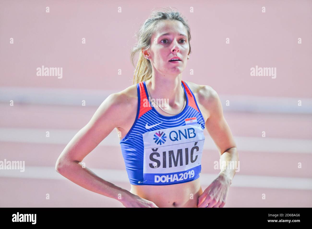 Ana Simic. High Jump Women finals. IAAF World Athletics Championships ...