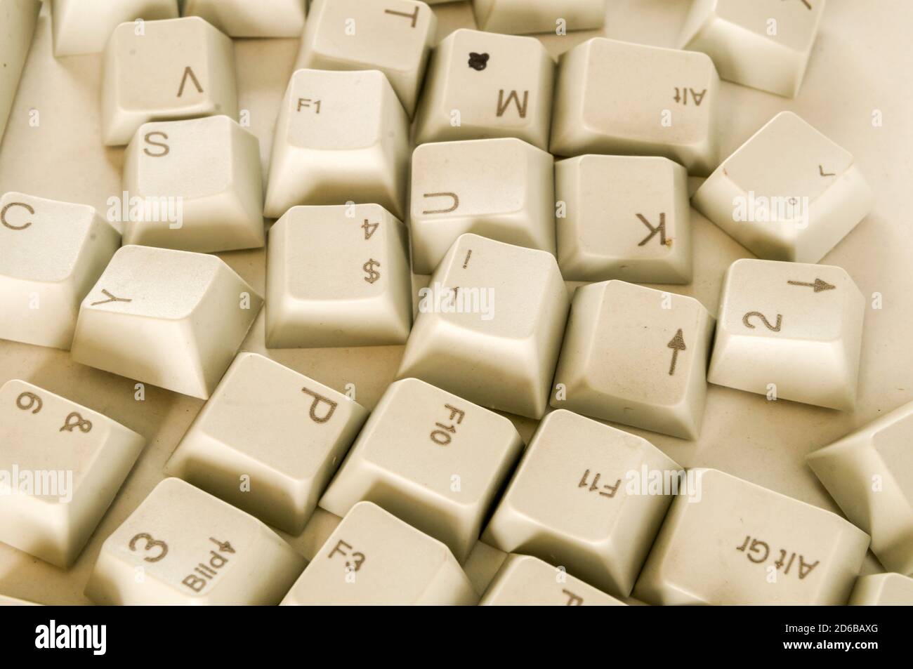 Alphabet numbers and some other keys Stock Photo - Alamy