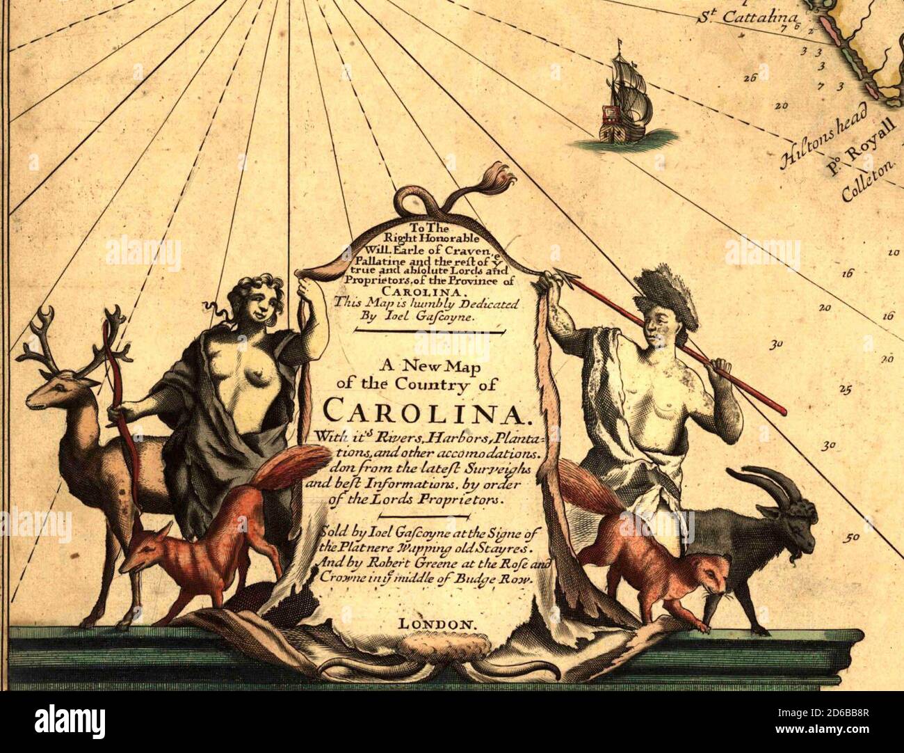 Cartouche map hi-res stock photography and images - Alamy